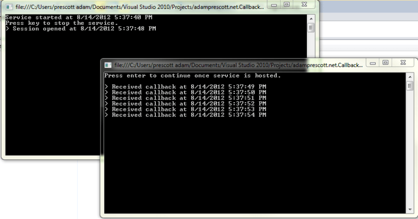 A Simple WCF Service Callback Example – adamprescott.net